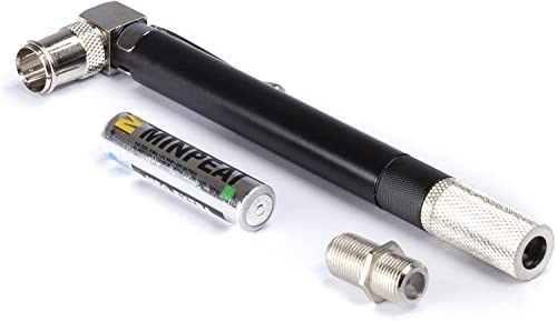 Coaxial (Coax) Pocket Continuity Tester (Tracer) with Voltage Toner (Sound) and Barrel Connector Bundle, for Testing, Labeling, and Identifying coaxial Lines - Long - Pocket Toner