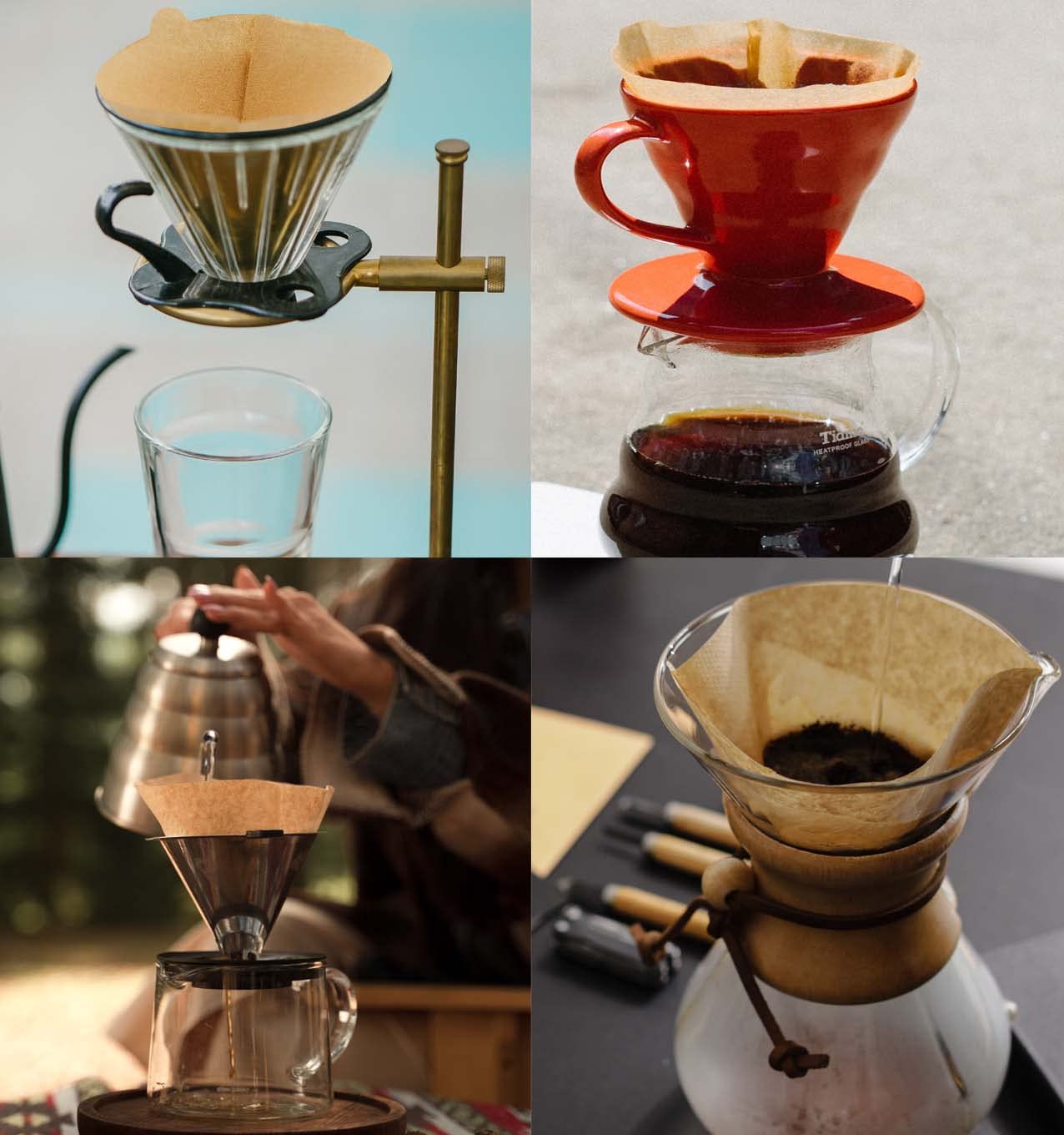 Coffee Filters Cone 01, 100 Count Unbleached Natural Brown 1-2 Cups Disposable Coffee Paper Filters, Compatible with V60 and Cone Shaped Pour Over Coffee Filter and Drip Coffee Maker