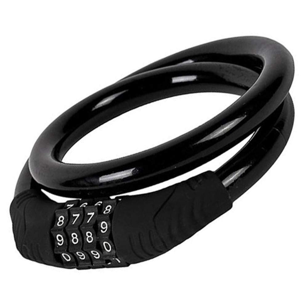 Bicycle Lock Bike Password Lock Anti-Theft Combination Number Code Bicycle Lock Steel Cable Chain Security Safety Lock Bike Cycle Accessories Bike Lock