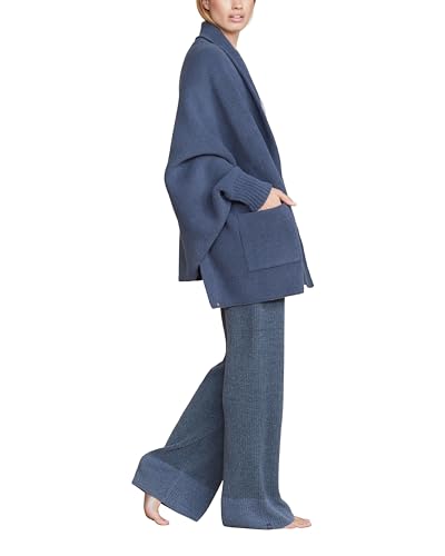 Barefoot Dreams® CozyChic® Blanket Wrap, Smokey Blue, One Size