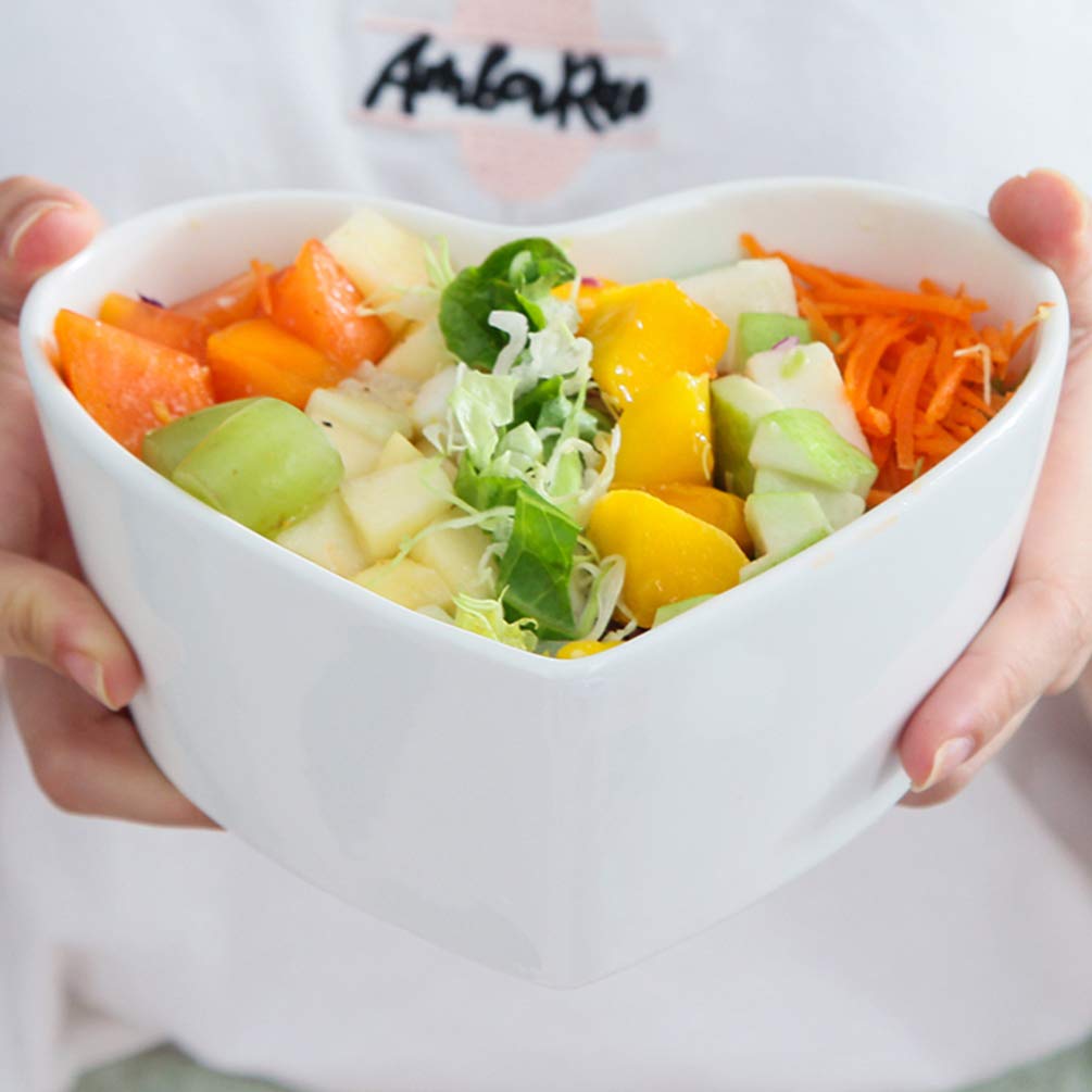 Cabilock Gourmet Food Container 1 Set Fruit Bowl with Fork White Mini Stainless Steel Pistachio Soup Bowls Mini Candy