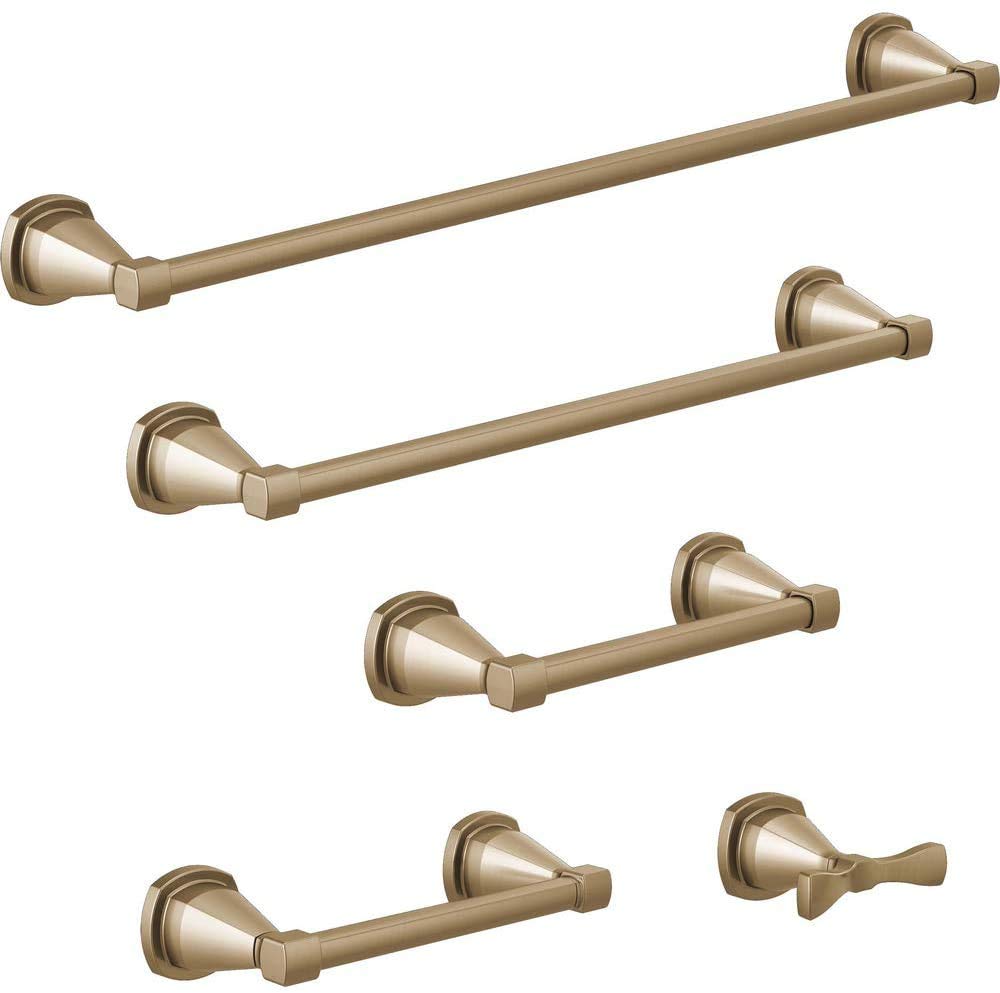 DELTA FAUCET 77660-CZ Stryke Universal Toilet Tank Lever, Champagne Bronze