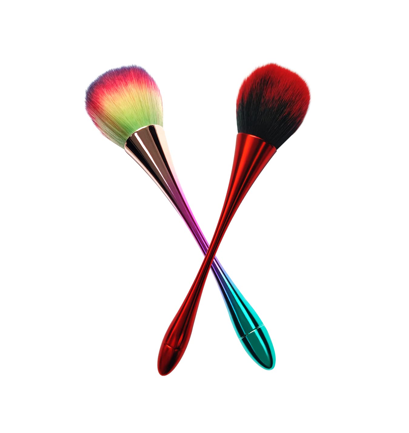 Breeze Sharely 2Pcs Dust Brush Soft Large Mineral Powder Brush, Kabuki Makeup Brushes Soft Fluffy Foundation,Daily Makeup