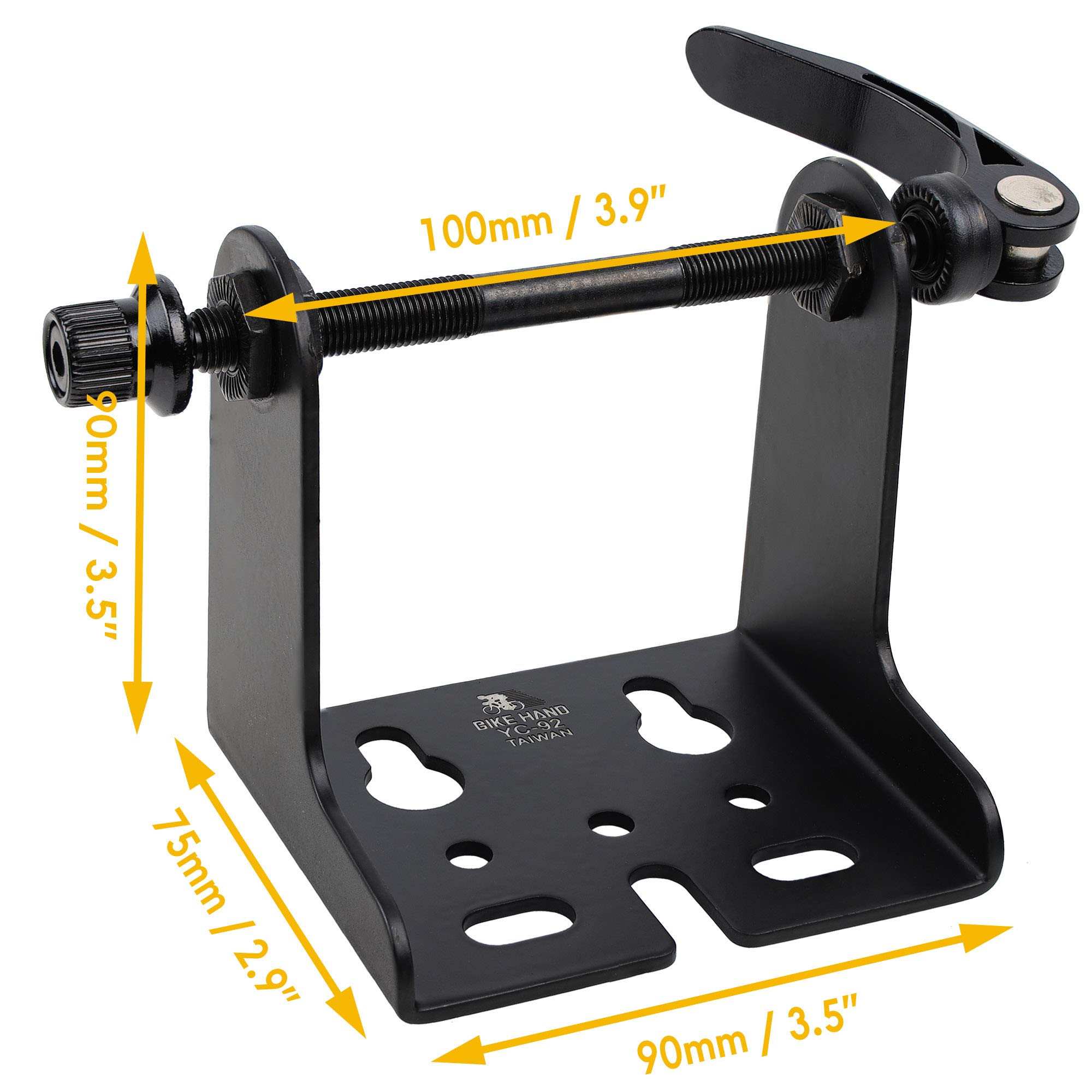 BIKEHAND Quick Release Fork Mount 9x100mm - Bike Bicycle Carrier Rack Car Roof Truck Bed Storage