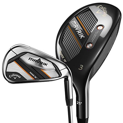 Callaway Golf 2020 Women's Mavrik Hybrid Iron Combo Set (Set of 5 Clubs: 7 Iron - PW, SW, Right Hand, Graphite - Lite Package, Women's)