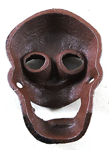 Cast Iron Wall Mounted Skull Bottle Opener