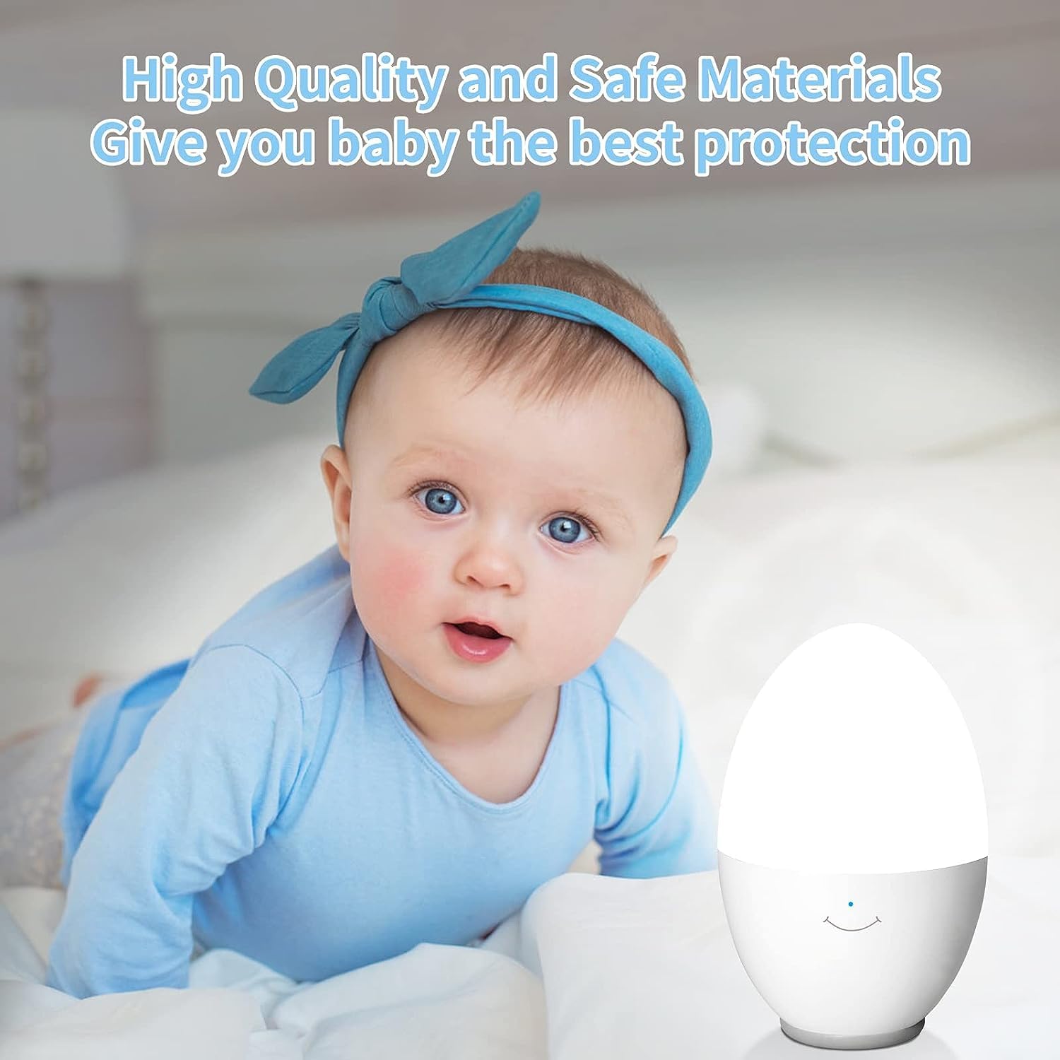 Fitop Baby Night Light, Portable Nursery Night Light for Kids Rechargeable, Dimmable Kids Night Light with Touch Control for Breastfeeding/Diaper Changes/Reading/Nursing/Nighttime Waking
