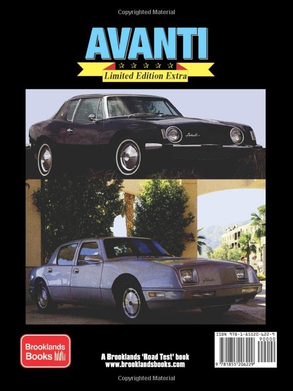 AVANTI LIMITED EDITION EXTRA: Road Test Book