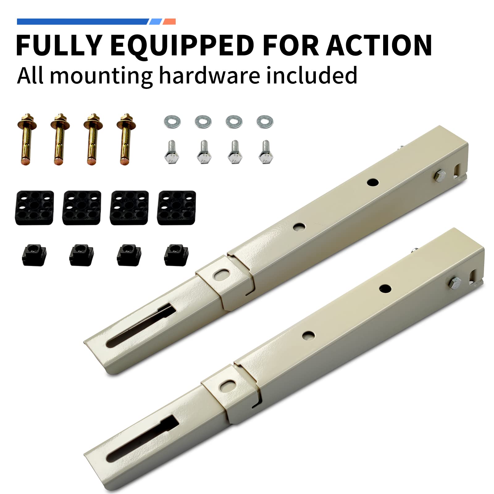 LILIJIA Mini Split Wall Mounting Bracket for 9000-18000 BTU Ductless AC/Heating System, Heavy Duty Foldable Condenser Mounting Brackets