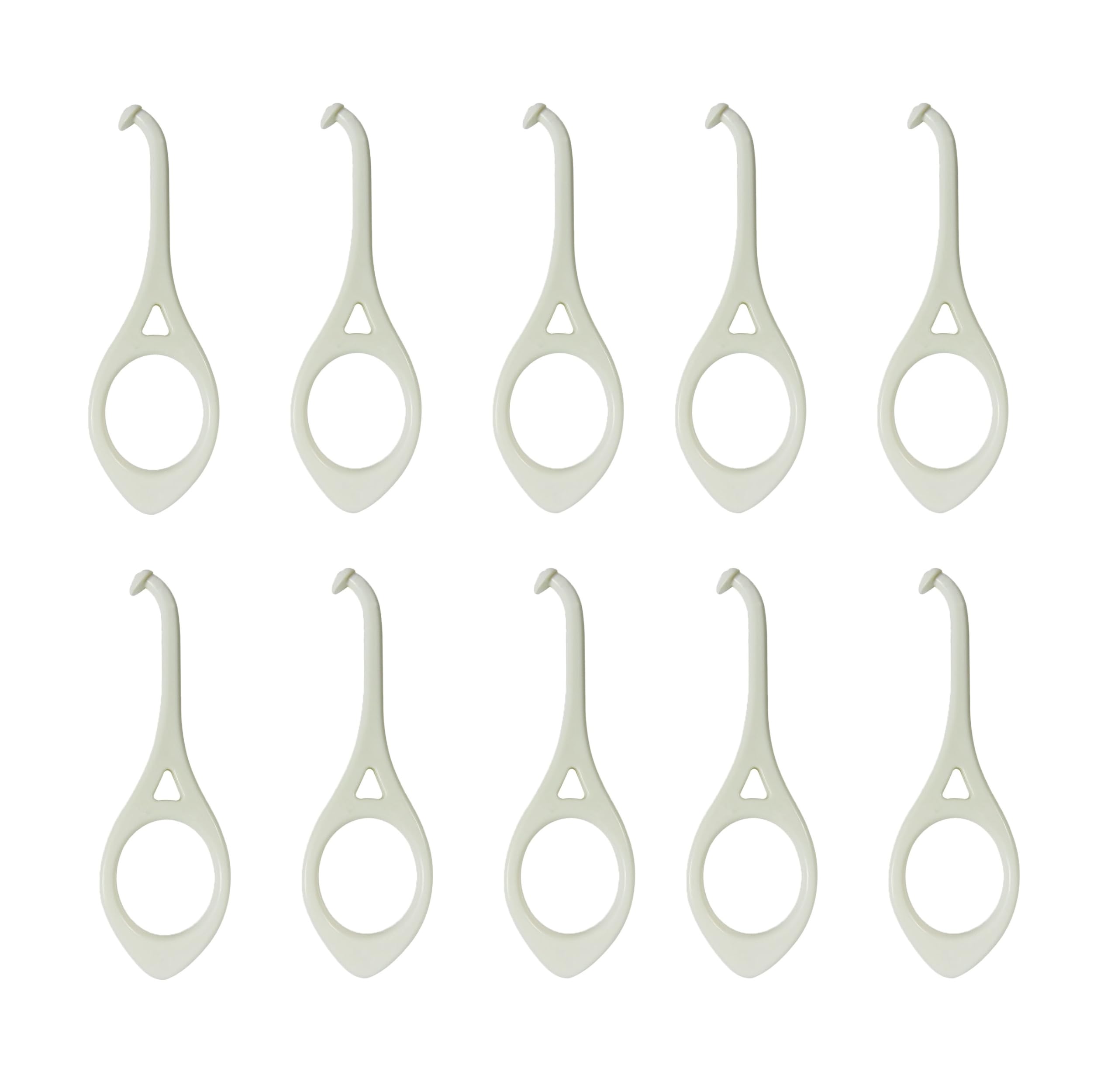 Dentosmile Aligner Remover Tool/Invisible Removable Braces, Invisible Aligner Remover-Aligner Remover-Fixer (White) (Pack of 10)