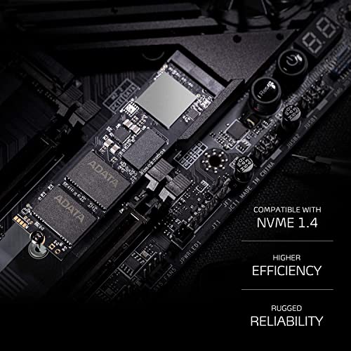 XPG 2TB GAMMIX S70 Blade - Works with Playstation 5, PCIe Gen4 M.2 2280 Internal Gaming SSD Up to 7,400 MB/s (AGAMMIXS70B-2T-CS)