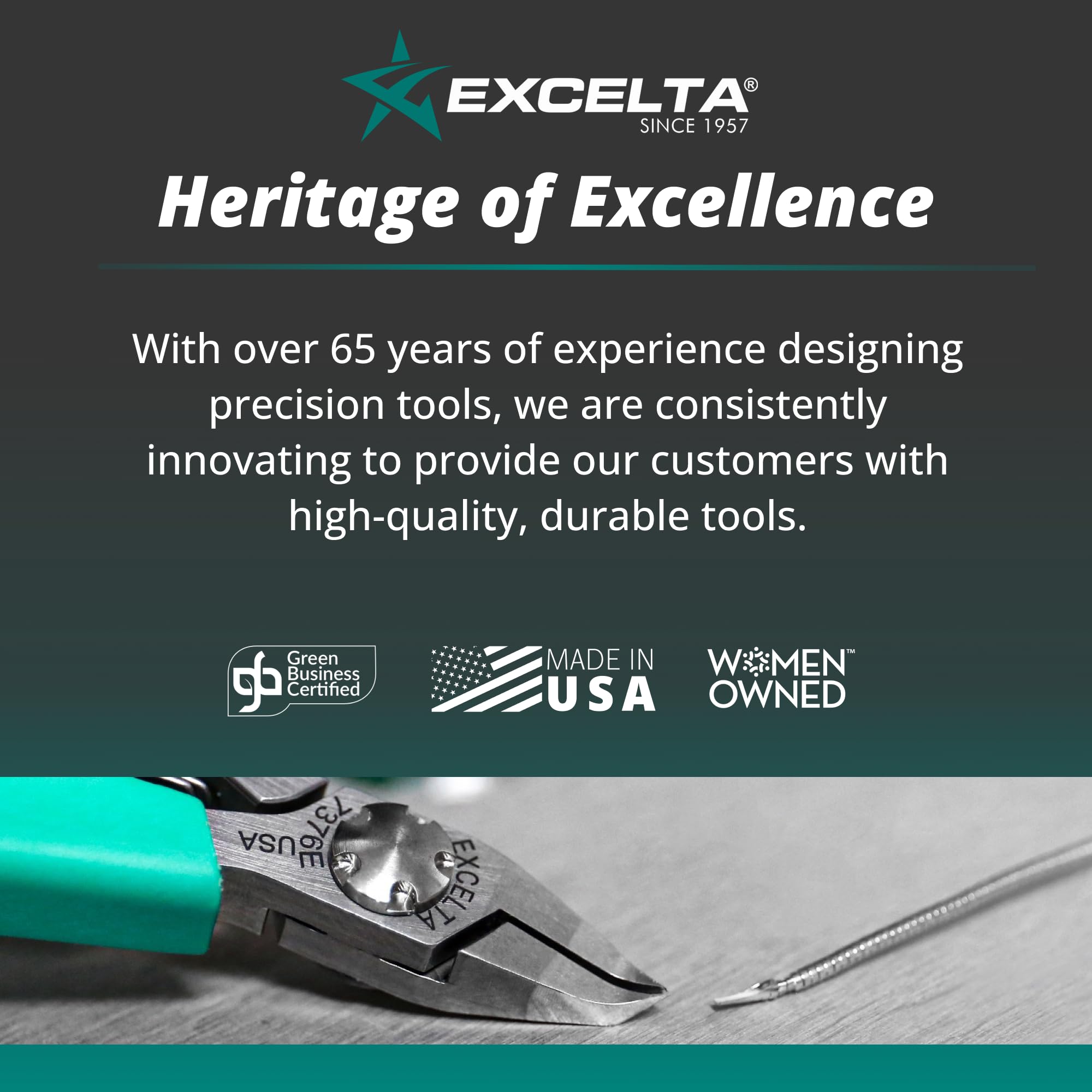 Excelta Cutting Tweezers, Medical Grade Stainless Steel, Ideal for Soft Wire Cutting, 70° Angulated Tip for High-Precision Cutting, Professional