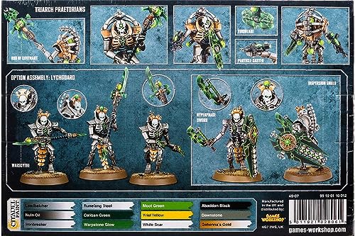 Games Workshop 99120110012 "Necron Lychguard/triarch Praetorian Tabletop and Miniature Game