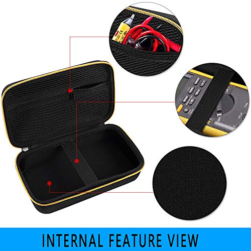 Comecase Hard Carrying Case forĀ Fluke 87-V/ 87V Max/ 88V Digital Multimeter, Protective Travel Storage Bag.