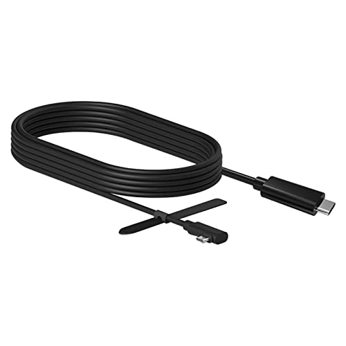 BLUE ELF Premium 16ft USB 3.2 Gen 1 Type-C-C Cable for Oculus Quest/Oculus Quest 2 for Gaming on PC(Fast Charging Cord with A 90 Degree Angled)