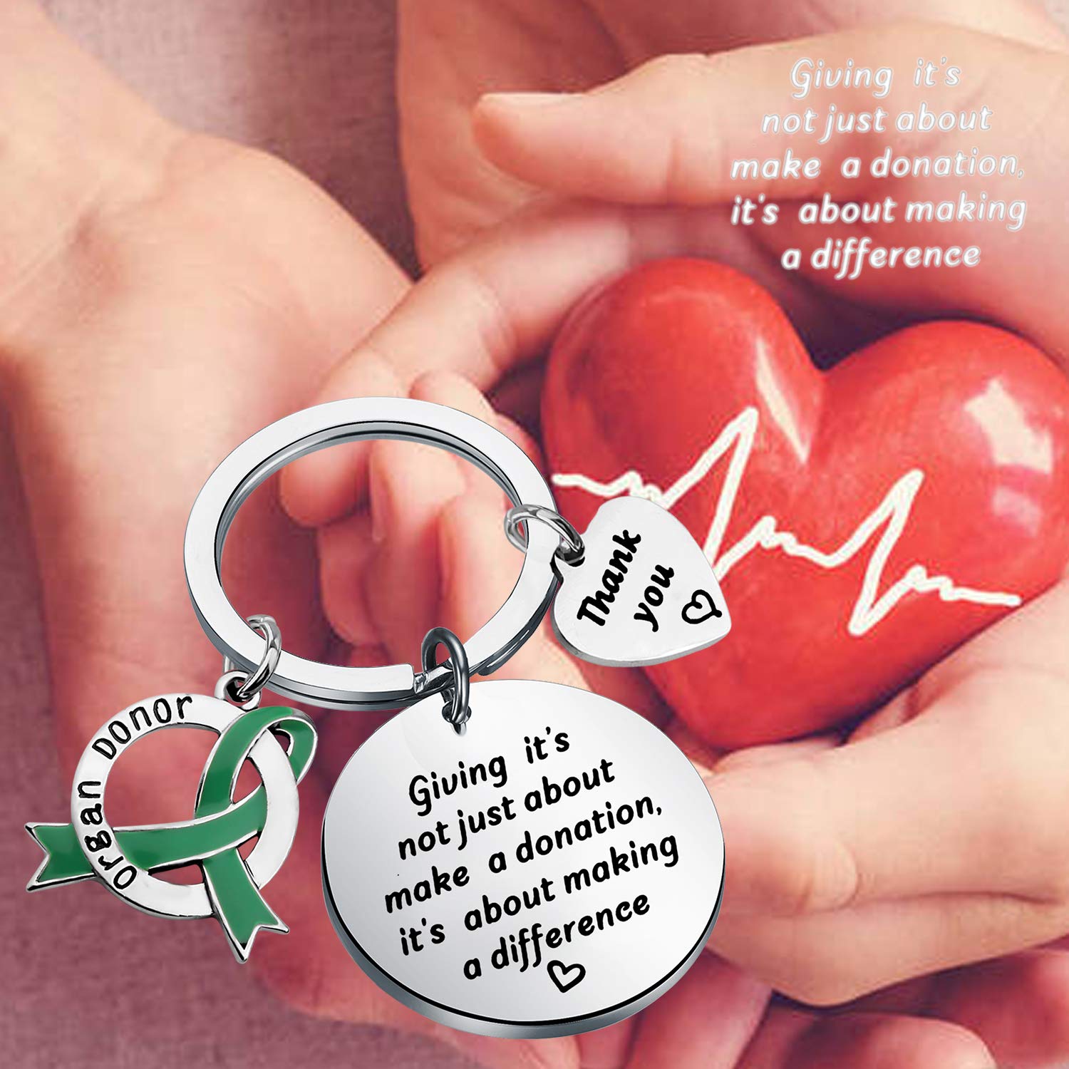 BAUNA Organ Donor Gifts Green Giving Donation Awareness Kidney Gift