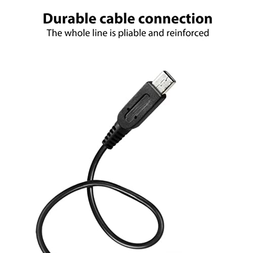 BLUE ELF USB Charging Plug Cable USB Power Charger Charging Cable Replacement for Nintendo 3DS DSi NDSI XL, US Ship