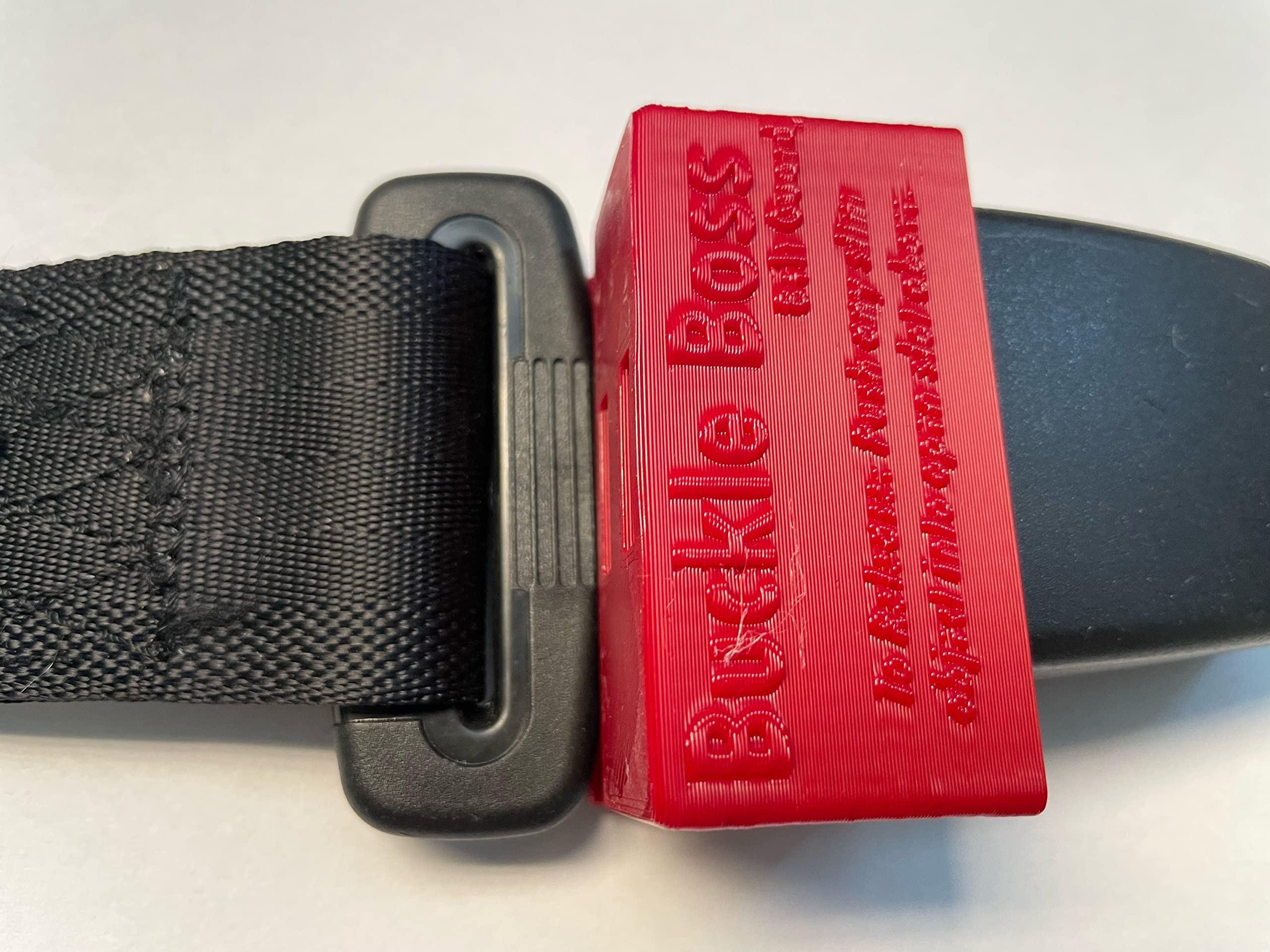 Buckle Boss Seat Belt Guard Version 2 (Red)