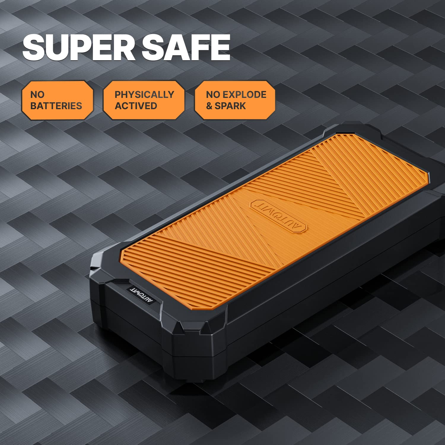 autowit SuperCap 2 Lite 12V Battery-Less Portable Jump Starter, Bulit-in Supercapacitor, No Regular Charging, Long lifespan, Work in Extreme Environment