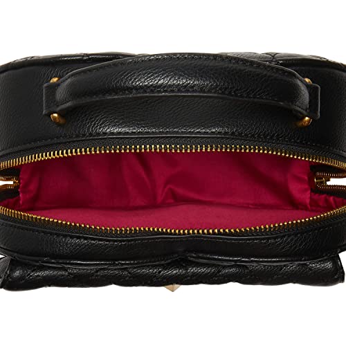 Betsey Johnson Heart Attack Crossbody, Black