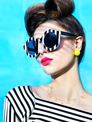 BBTO 4 Pieces Layered Pendant Choker Necklace Gold Layering Chain Choker for Women Girls (Style A)