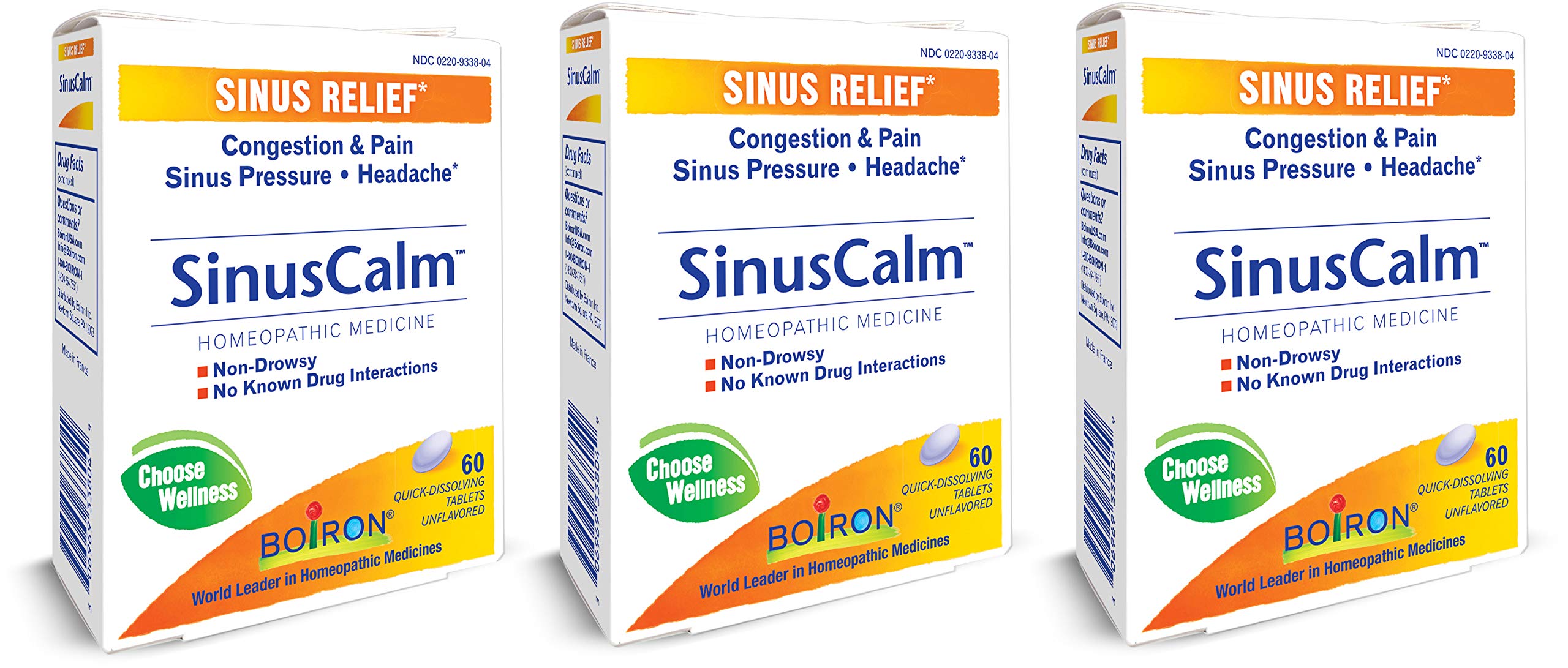 Boiron - Sinus Calm Sinus Relief - 1 Each - 60 TAB