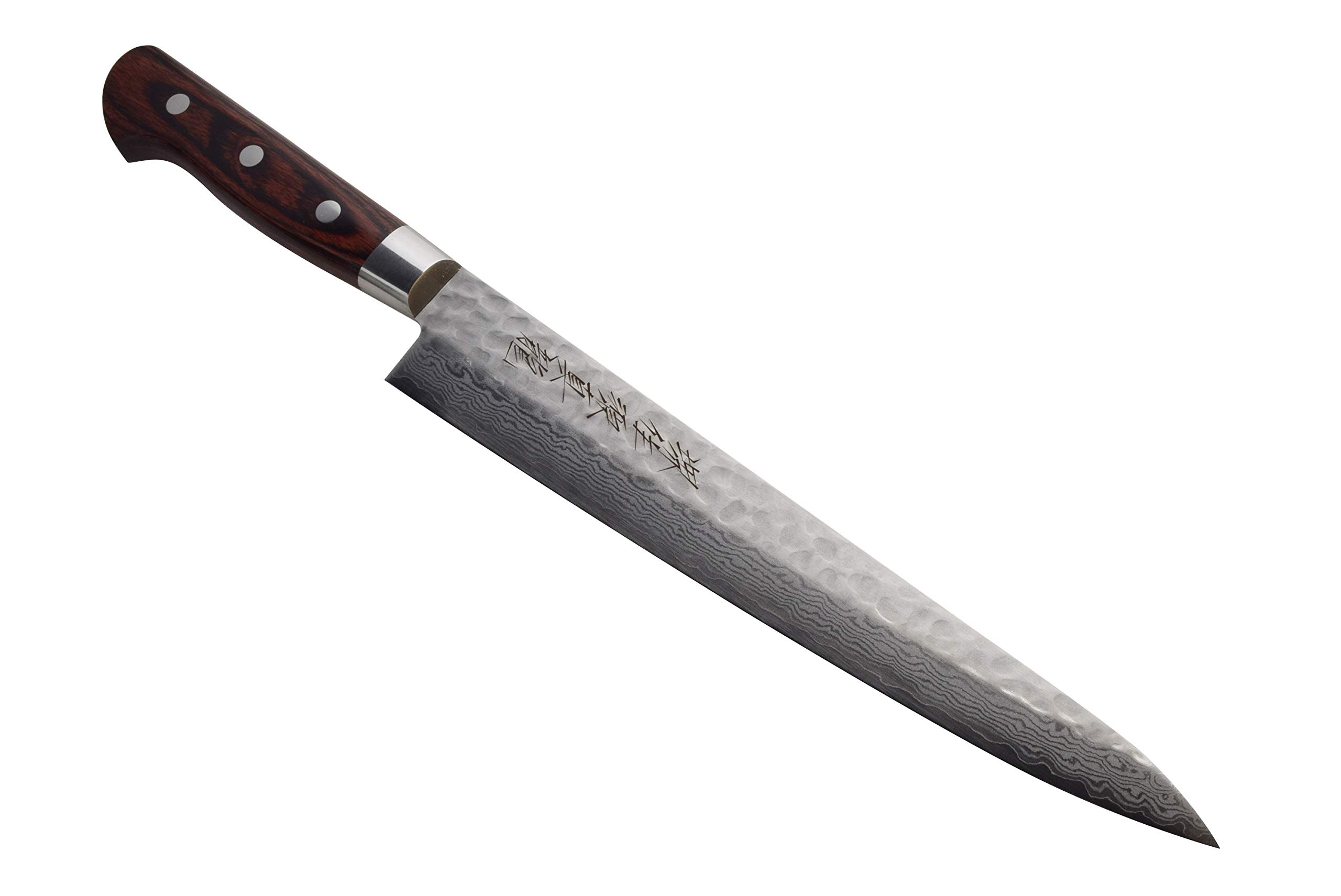 Damascus Steel Sujihiki Japanese Chef's Knife 9.4" Made in Japan