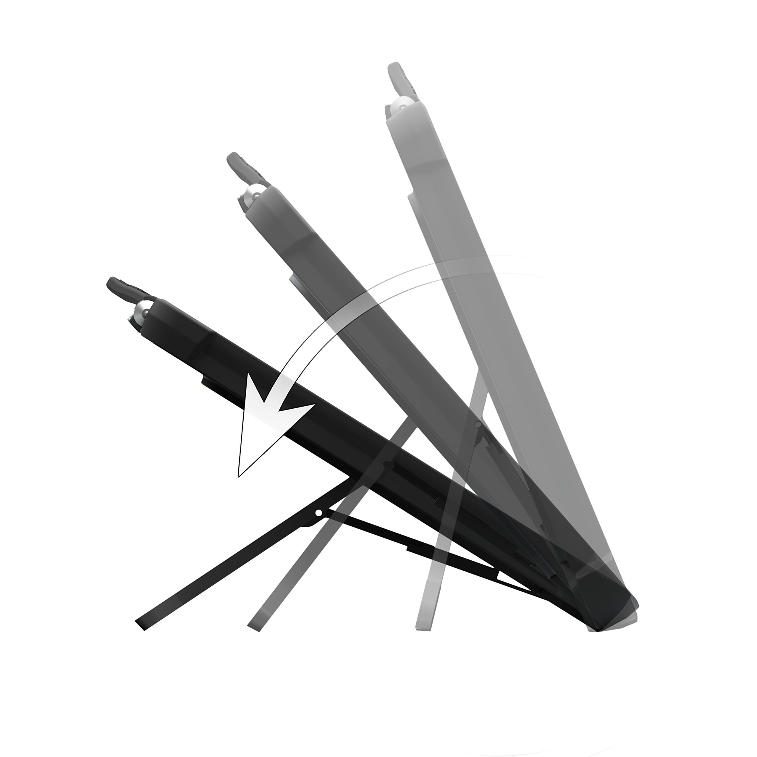 URBAN ARMOR GEAR [UAG] Microsoft Surface 3 Feather-Light Composite [Black] Aluminum Stand Military Drop Tested Case