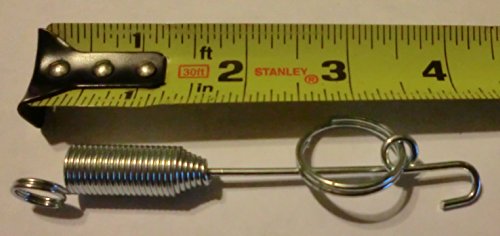RNL RabbitNippLes Spring Latches for Rabbit Cage Doors 4 inch Springs (10 Pack) 10SL4