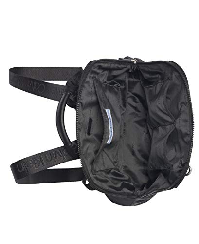 Calvin Klein Georgina Nylon Organizational Backpack, Black