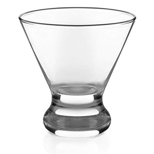 Libbey Cosmopolitan Martini Party Glasses, 8.25-ounce, Set of 12