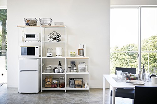 Yamazaki Home Tower 3-Tiered Storage Rack – Kitchen Shelf Organizer.