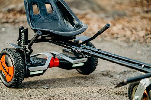 Hover-1 Beast Buggy Attachment | Compatible with All 10" Electric Hoverboards, Hand-Operated Rear Wheel Control, Adjustable Frame & Straps, Easy Assembly & Install