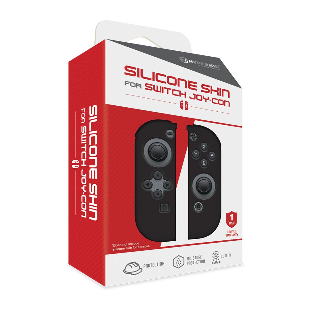 Hyperkin Silicone Skins for Joy-Con (Neo Black)