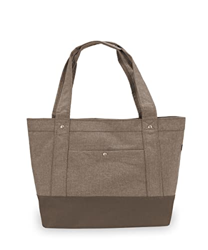 Everest Stylish Tablet Tote Bag, Tan, One Size
