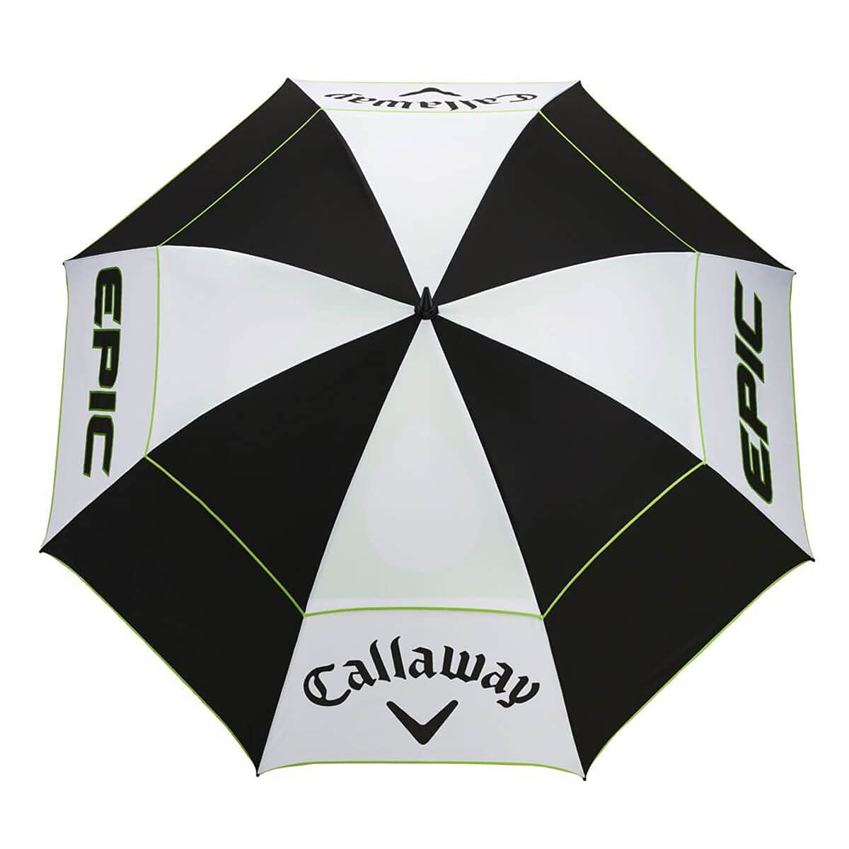 Callaway Golf Double Canopy 68" Umbrella Epic Edition White/Black/Green