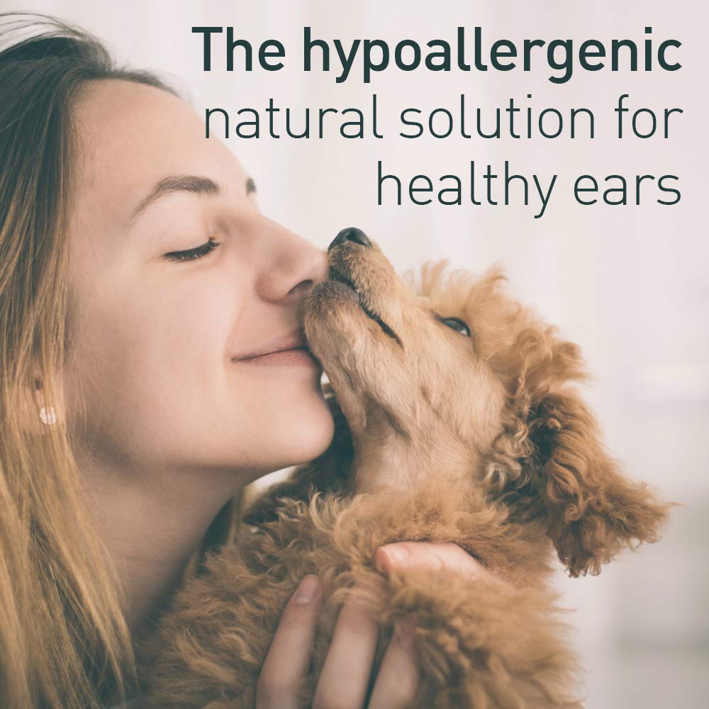 HYPONIC Premium No-Sting Hinoki Cypress Ear Cleaner (for All Dogs) - Dog Ear Cleaning Solution, Cleans and Removes Odors (4.06 oz)