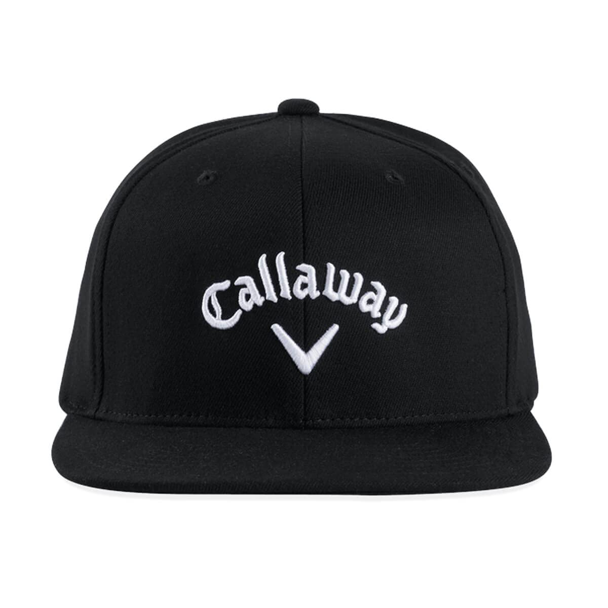 Callaway Golf Flat Bill Tour Cap Collection Headwear (Black)