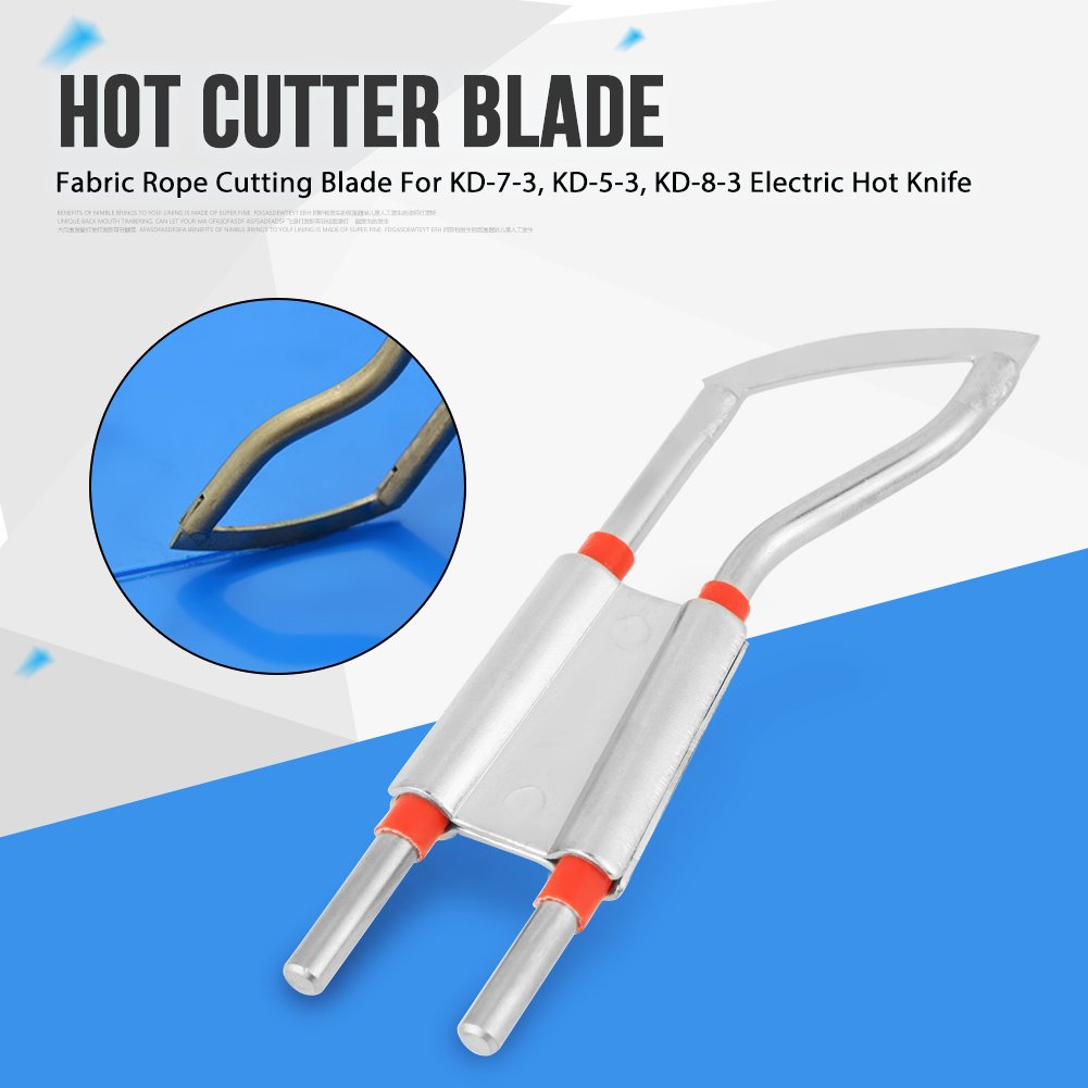 Fabric Cutting Blade for KD-7-3, KD-5-3, KD-8-3 Electric Hot Knife for Cutting Fabrics Ropes and Ribbons