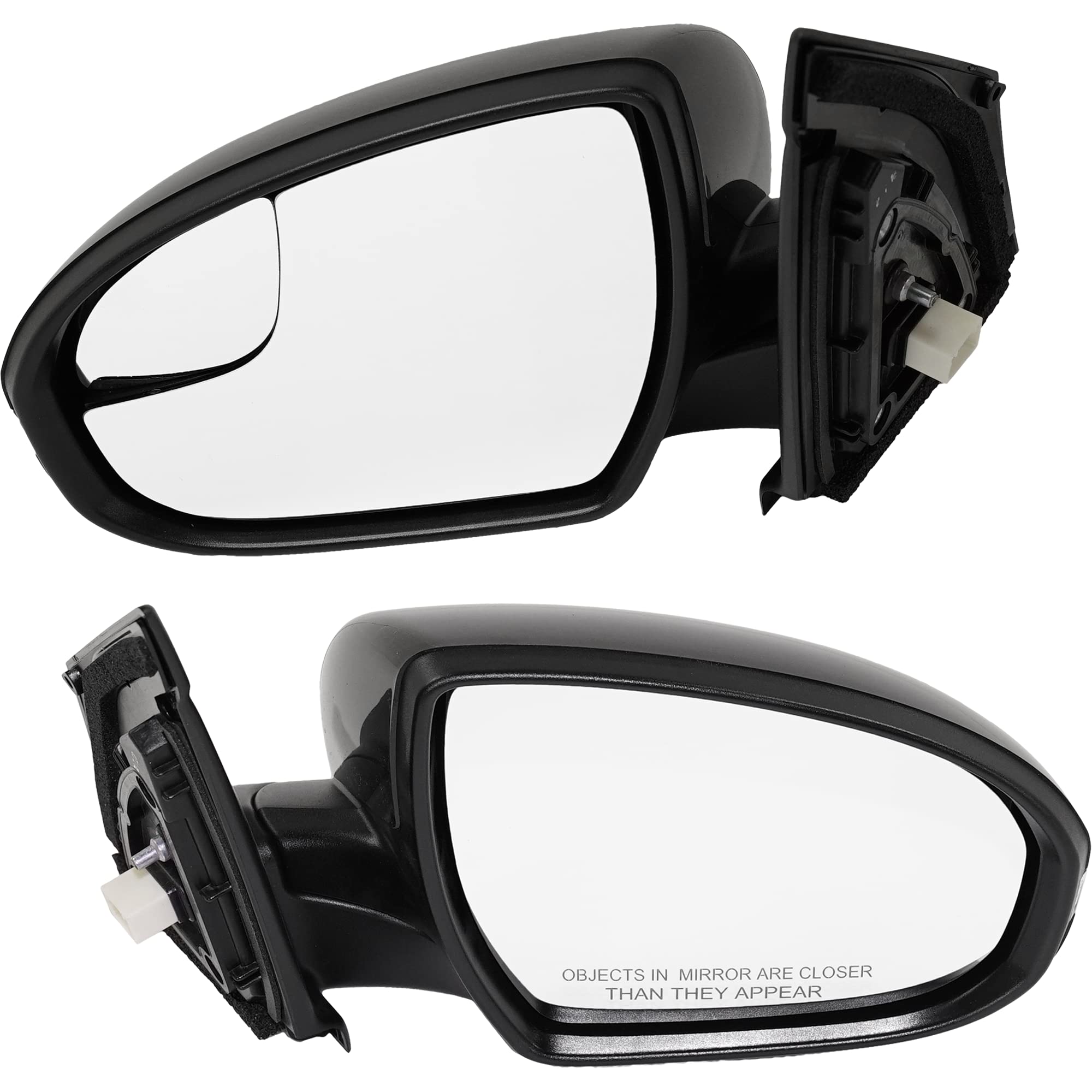 Kool Vue Driver & Passenger Side Power Heated Mirrors for Hyundai Tucson 2016-2018 With Signal Light; Without Blind Spot Monitor & Memory Paintable