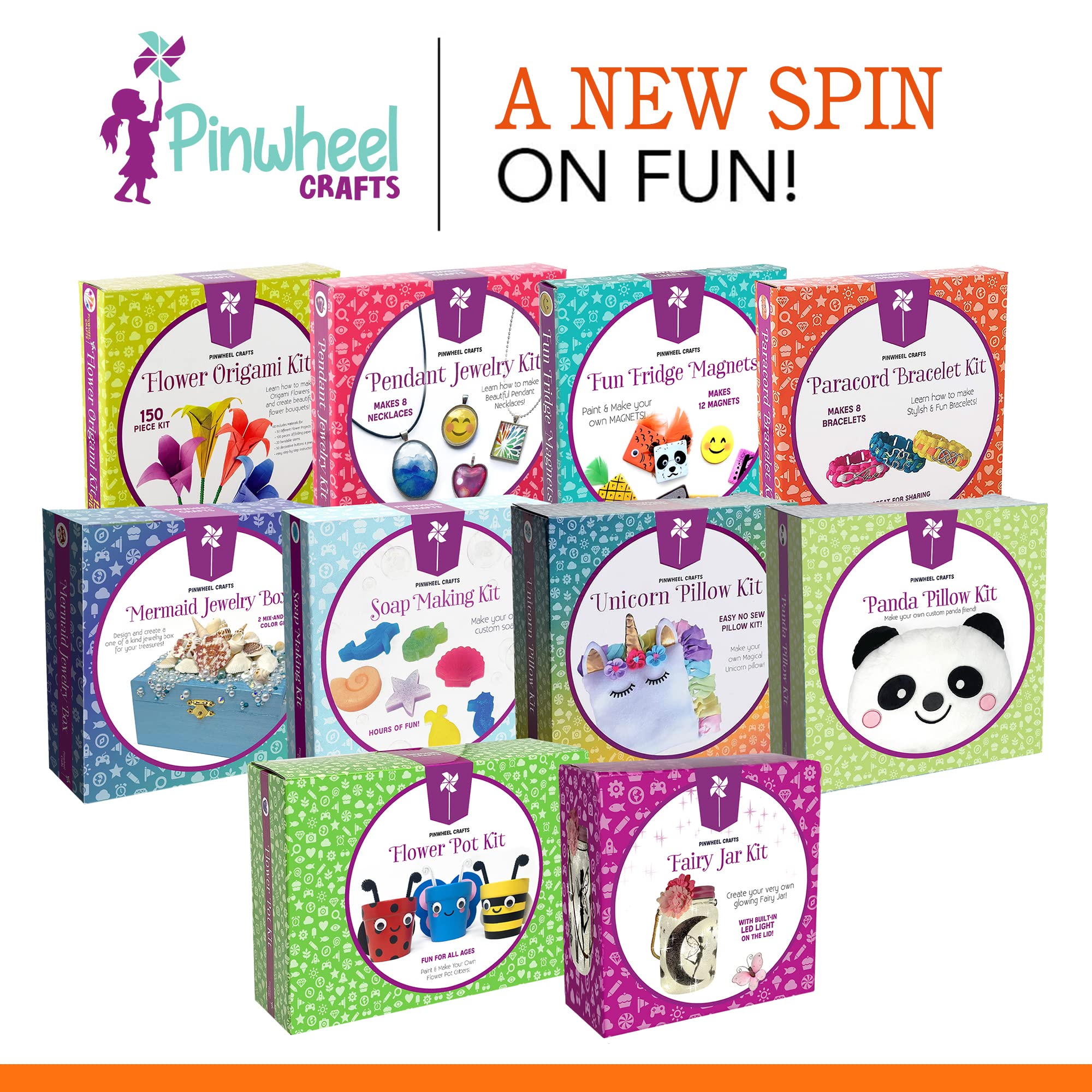 Pendant Jewelry Kit & Paracord Bracelet Kit Bundle - Fun DIY Arts and Crafts Project for Kids Ages 6 7 8 9 10 11 12 - Great Gifts for All Occasions