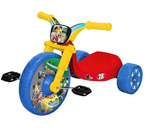 Fly Wheels Mickey & The Roadster Racers 10" Fly Wheels Junior Cruiser Ride-On, Ages 2-4
