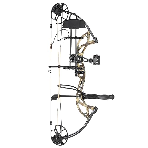 Bear Archery Cruzer G2 Ready to Hunt Compound Bow Package for Adults and Youth, Right Hand, Fred Bear