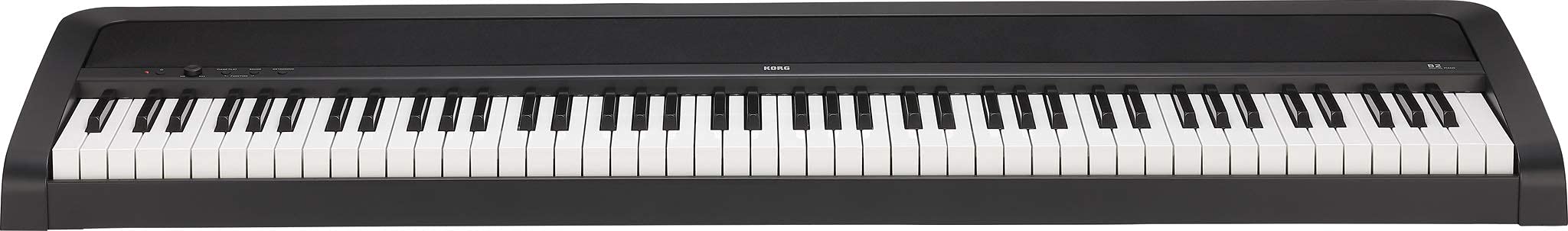 Korg B2 Portable Digital Piano with 88-Key Full Size Weighted Keyboard, Built-in Speakers, Music Stand, Sustain Pedal, and Power Supply (B2BK) (Renewed)