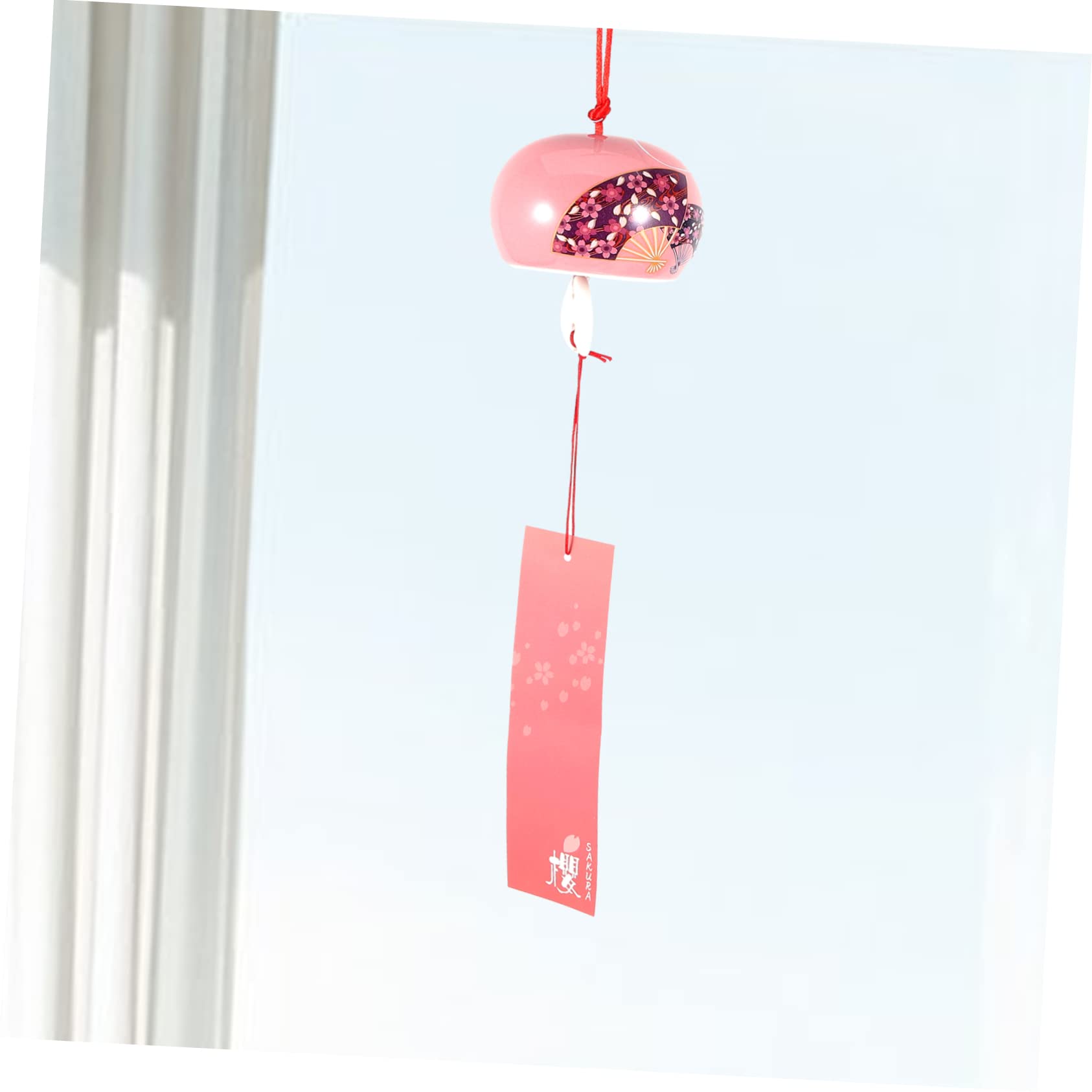 DOITOOL 3pcs Japanese Ceramic Wind Chimes Romantic Wind Chimes Wedding Hanging Bell Bless Temple Wind Bell Decorative Wind Chime Mount Fuji Wind Chime F01 Ceramics Car Accessories Crystal