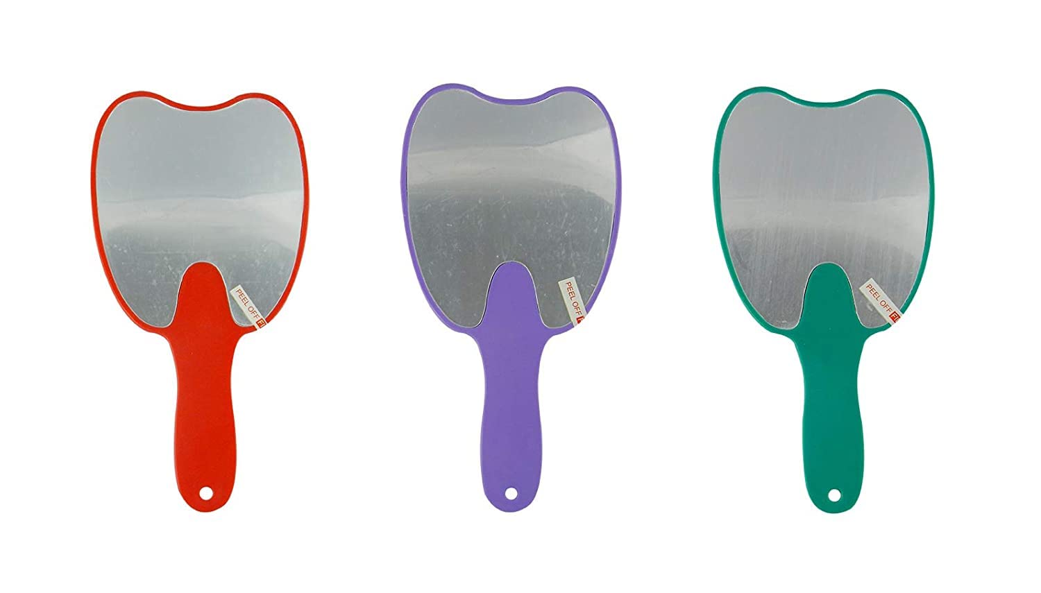 Hand Mirror in Assorted Colours (Made in India) Set Of 3