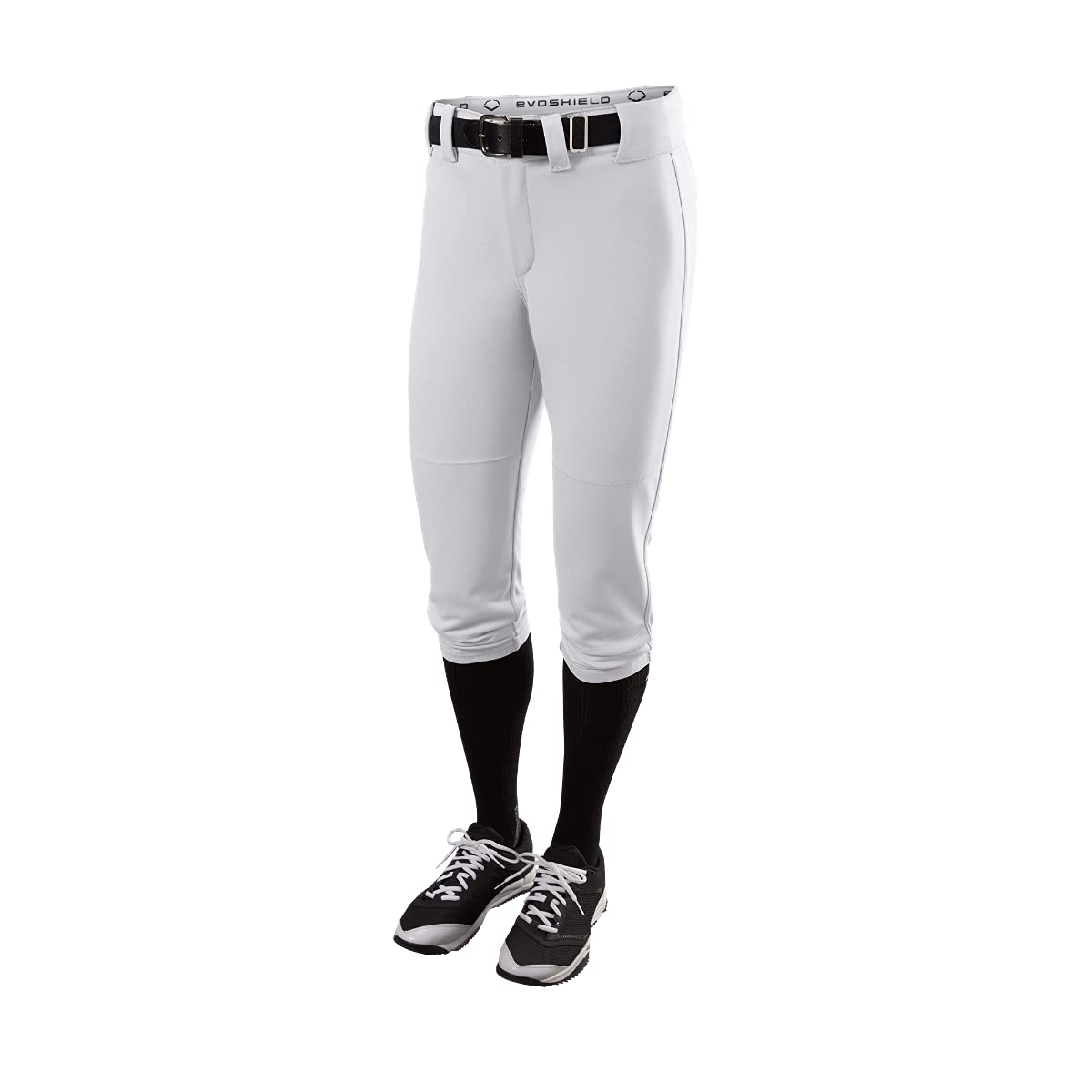EvoShield Girls' Standard Standout Fastpitch High Rise Pant, Team White, Medium