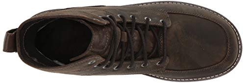 KEEN Men's San Jose 6" Soft Toe Waterproof Wedge Work Boots, Cascade Brown/Black, 9.5