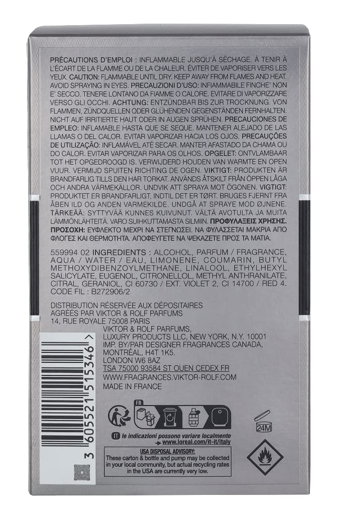 Viktor & Rolf Spicebomb Eau De Toilette Spray for Men, 3.04 Ounce