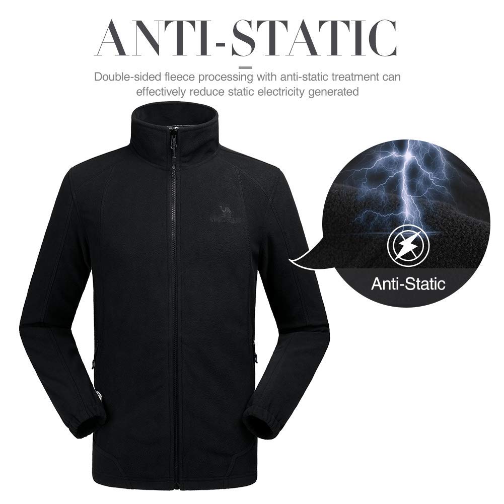 CAMEL CROWN Men’s Ski Jacket 3 in 1 Waterproof Winter Jacket Snow Jacket Windproof Hooded with Inner Warm Fleece Coat